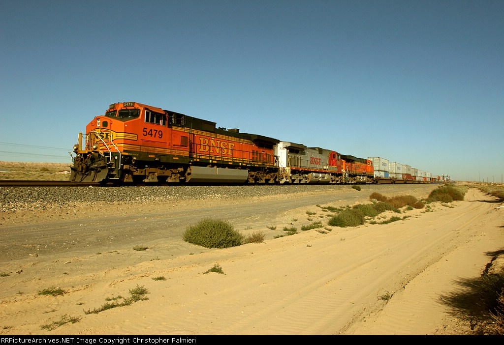 BNSF 5479, 736, and 7777
